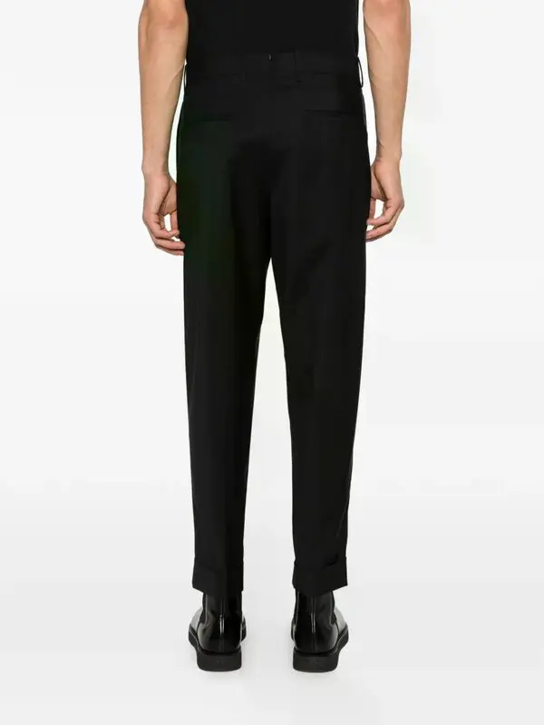 BERWICH Pleated Cuffed Trousers