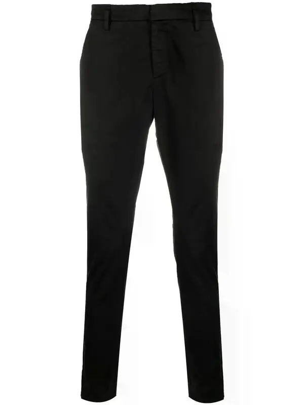DONDUP Straight-leg Chinos - Black