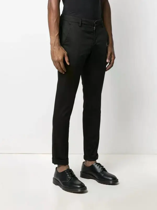 DONDUP Straight-leg Chinos - Black