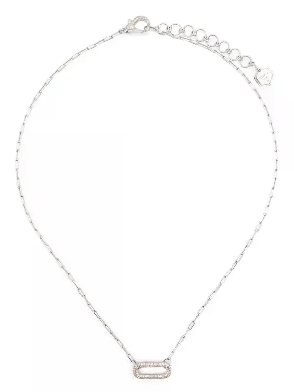 Shay 18k White Gold Diamond Pendant Necklace - Silver