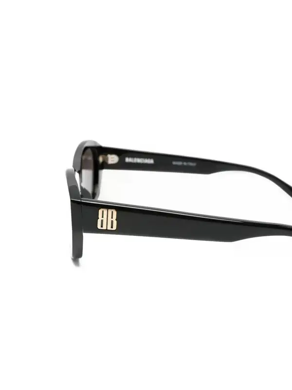 Balenciaga Bb Logo Plaque Sunglasses
