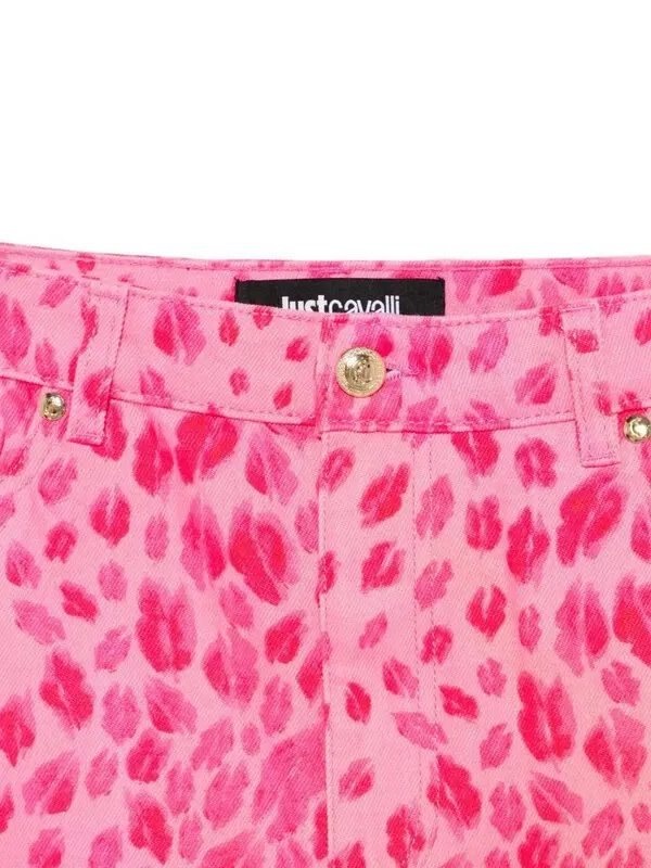 Just Cavalli Patterned Mini Skirt