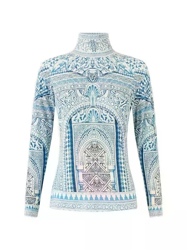 Camilla Patterned Turtleneck T-shirt