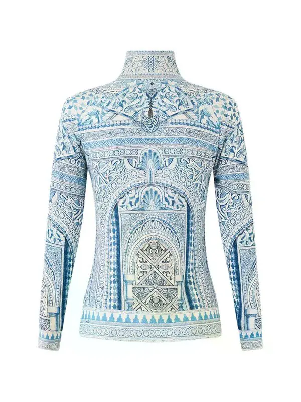 Camilla Patterned Turtleneck T-shirt