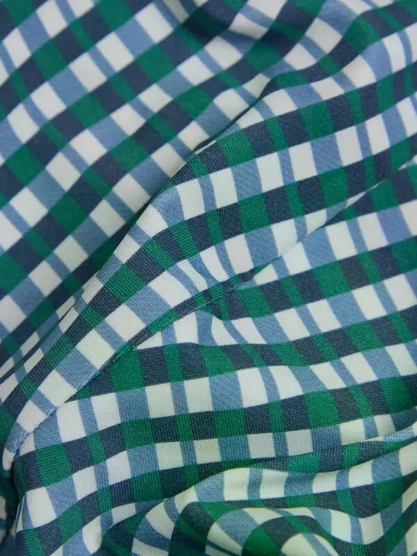 NUNO Checked Bikini Top