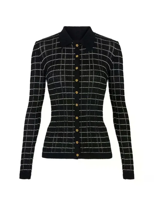 Elisabetta Franchi Square-pattern Cardigan