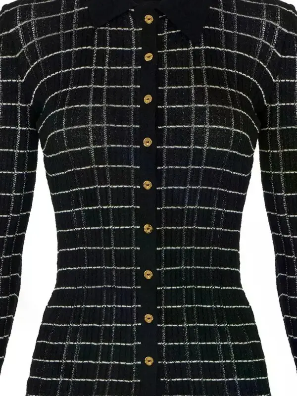 Elisabetta Franchi Square-pattern Cardigan