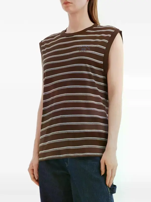 CHOCOOLATE Stripe-pattern Vest