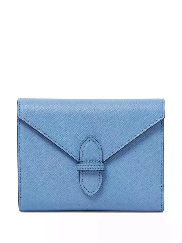 Smythson Double Playing Cards Case - Blue