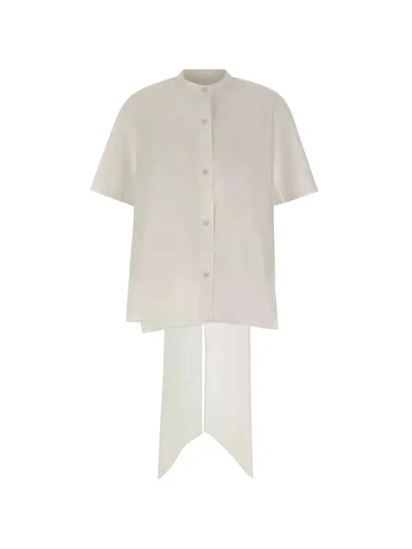 THE GARMENT Mandarin Collar Bands Shirt