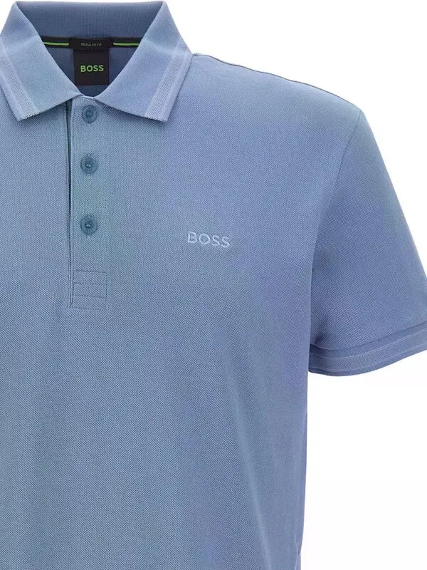 BOSS Paddy Embroidered Pique Polo Shirt