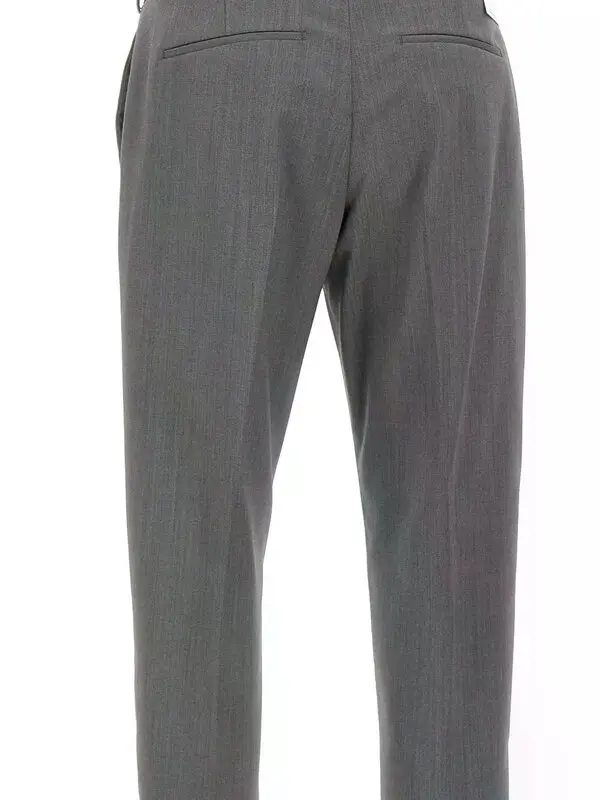 PT TORINO Pleated Trousers - Grey