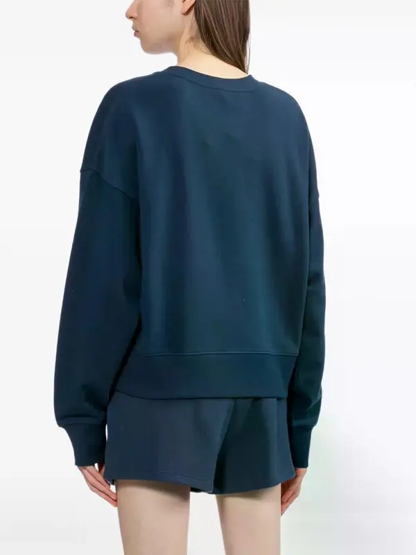 AAPE BY *A BATHING APE Apee™ A Bathing Ape® Logo Embroidered Sweatshirt - Blue