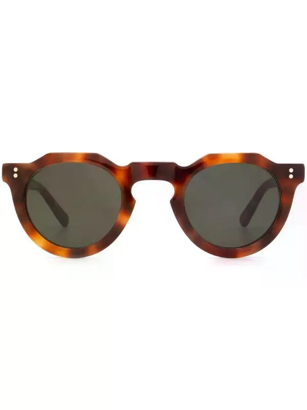 LESCA Pica Sunglasses - Brown