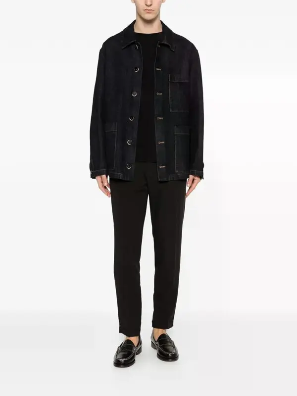 Imperial Pressed-crease Trousers - Black