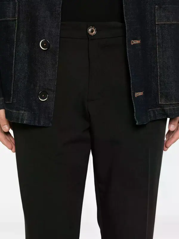 Imperial Pressed-crease Trousers - Black