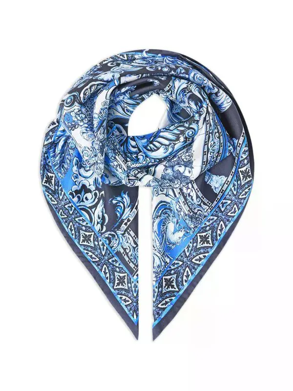 Camilla Printed Twill Square Scarf