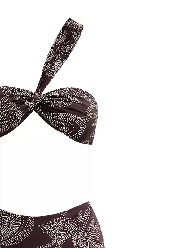 SESSUN One-shoulder Knotted Bikini