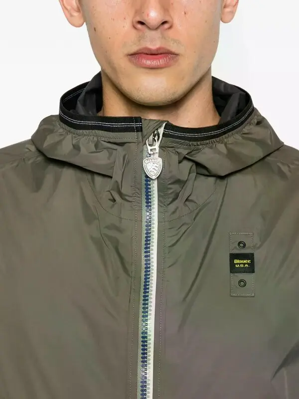 BLAUER. Zip Jacket - Green