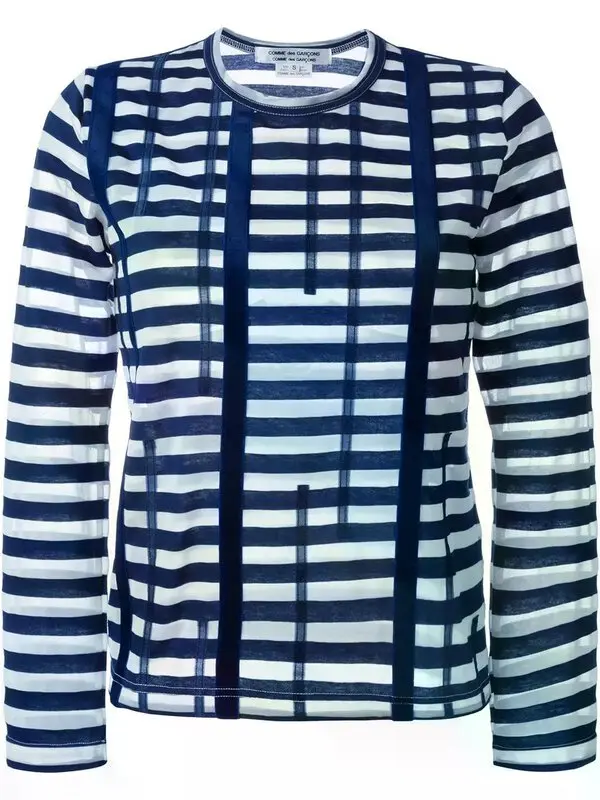Comme Des Garçons Striped T-shirt - Blue