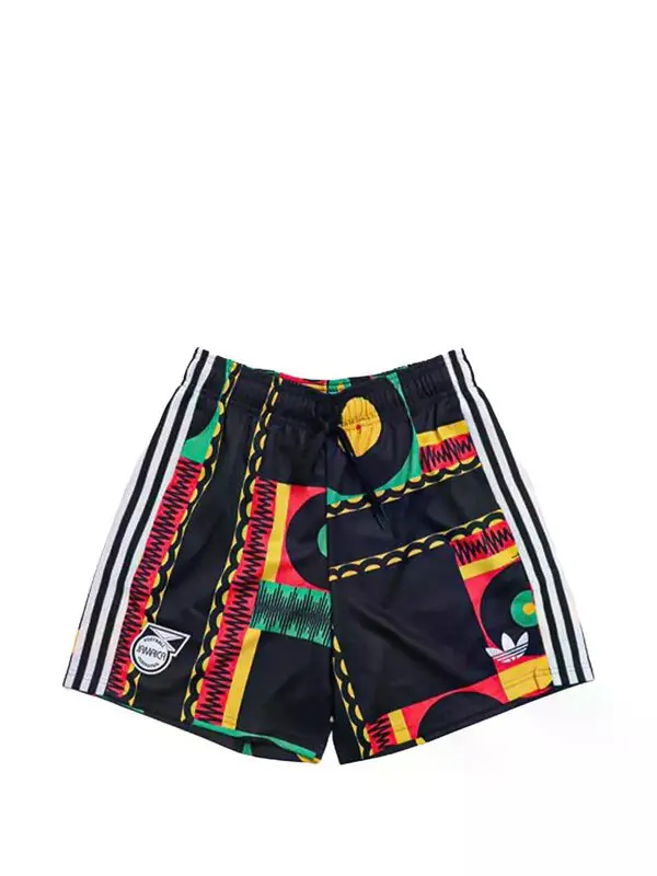 Adidas Jamaica Ff X Bob Marley Sound Heritage Shorts - Black