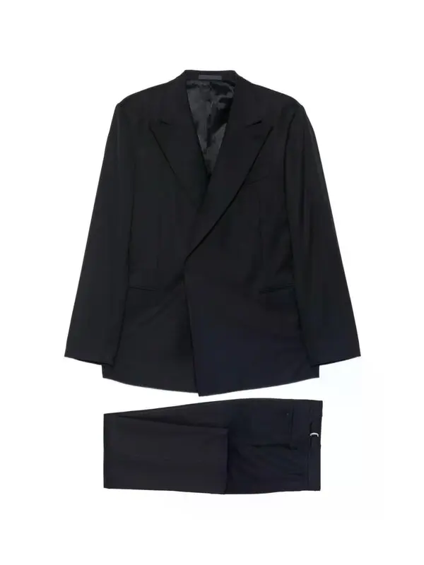 Caruso Buttoned Suit - Blue