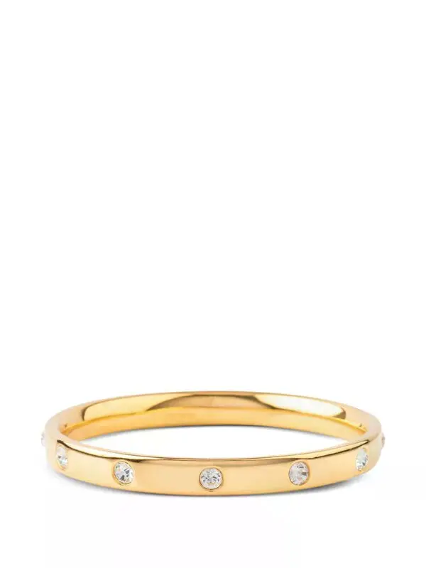 MONET 1980 Crystal Bangle - Gold
