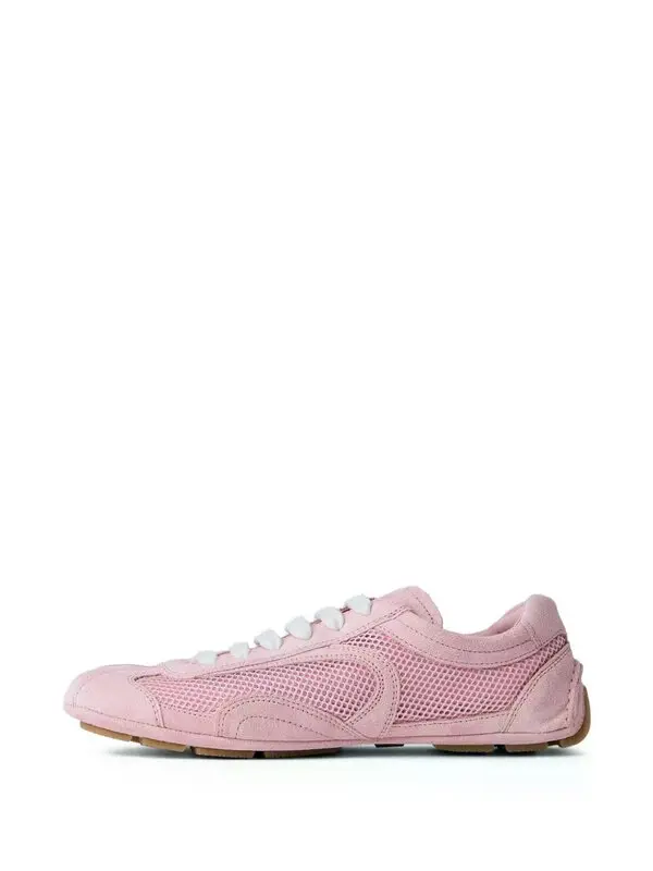 Prada Mesh Panelled Sneakers - Pink
