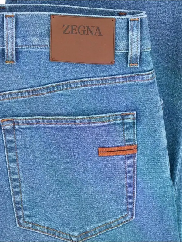 Zegna Belt-loops Jeans - Blue