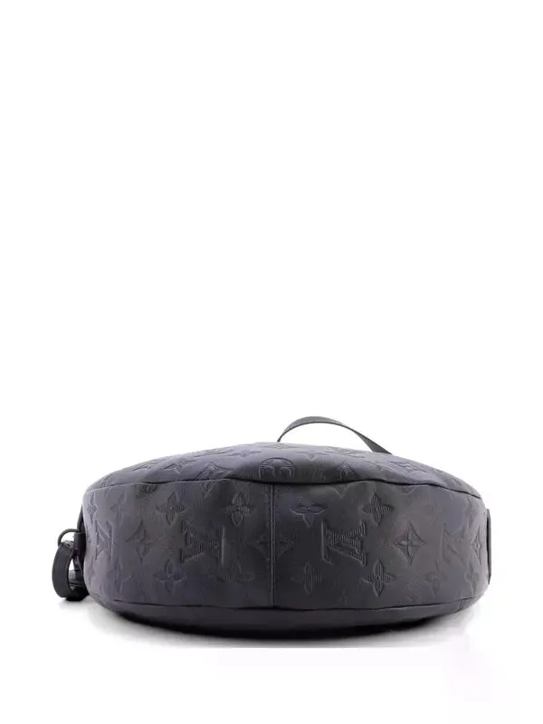 LOUIS VUITTON Hamac Handbag Monogram Shadow Leather Pm - Black