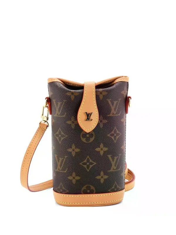LOUIS VUITTON Fold Me Pouch Monogram Crossbody Bag - Brown