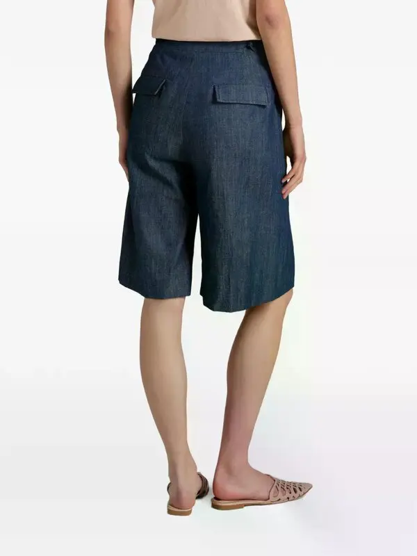 SLOWEAR Wide-leg Bermuda Shorts