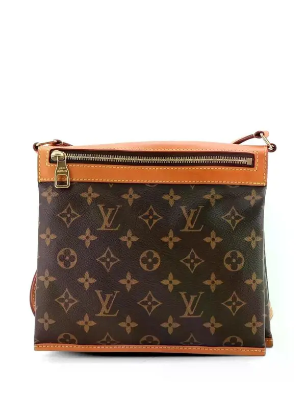 LOUIS VUITTON Saumur Messenger Bag Monogram Canvas Pm - Brown