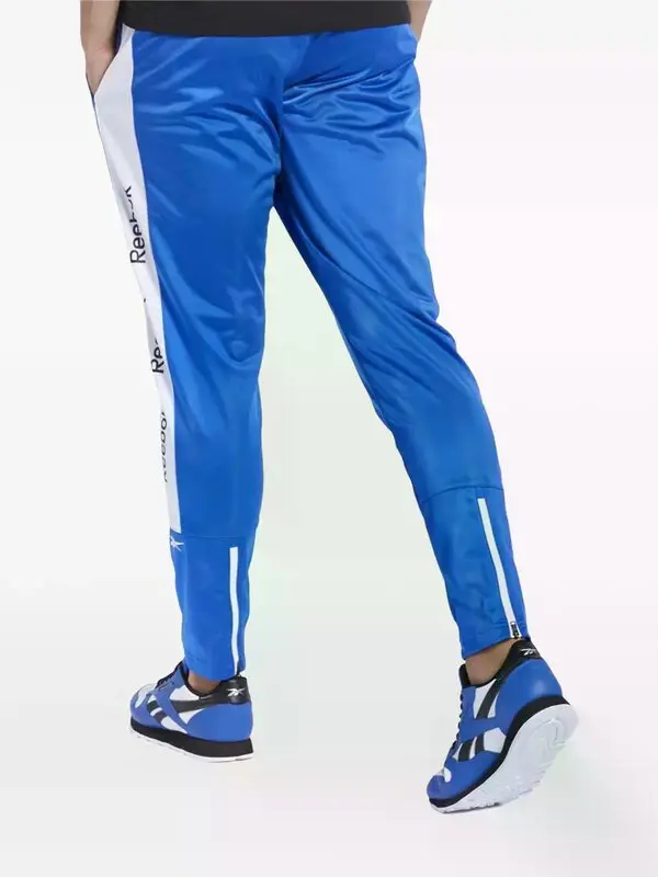 REEBOK Logo-tape Track Pants - Blue
