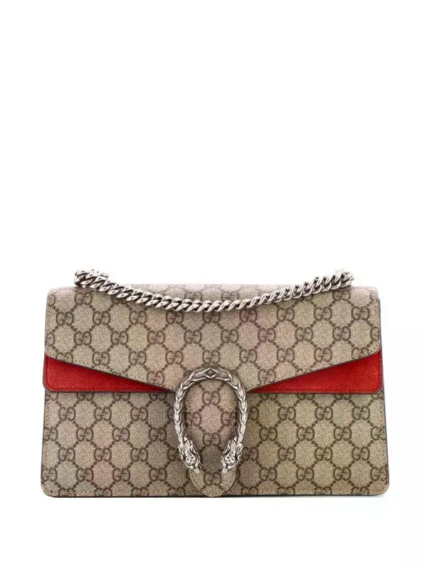Gucci Dionysus Bag Gg Coated Canvas Small Shoulder Bag - Brown