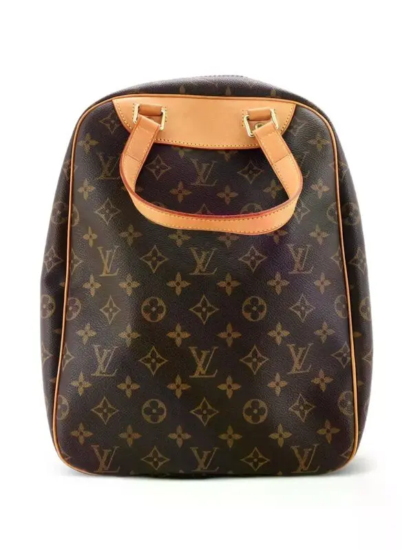 LOUIS VUITTON Excursion Handbag Monogram Canvas Satchel - Brown