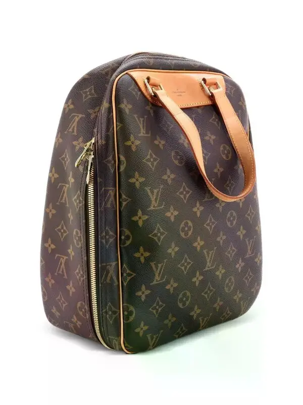 LOUIS VUITTON Excursion Handbag Monogram Canvas Satchel - Brown