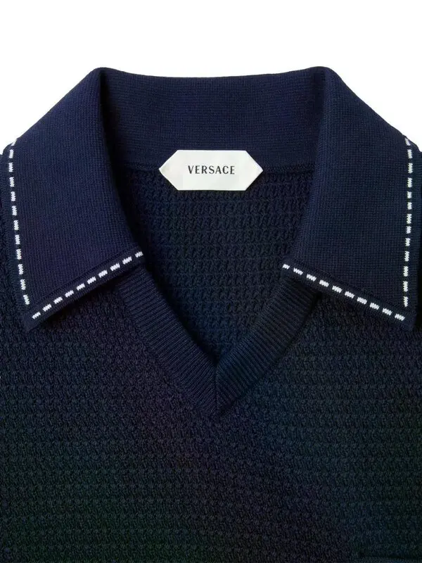 Versace Cotton Knit T-shirt
