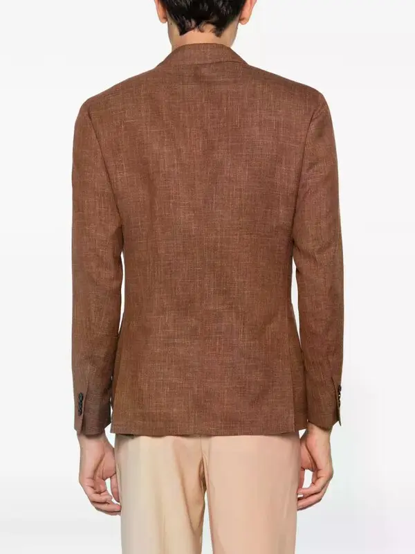 LARDINI Double-breasted Wool Jacket
