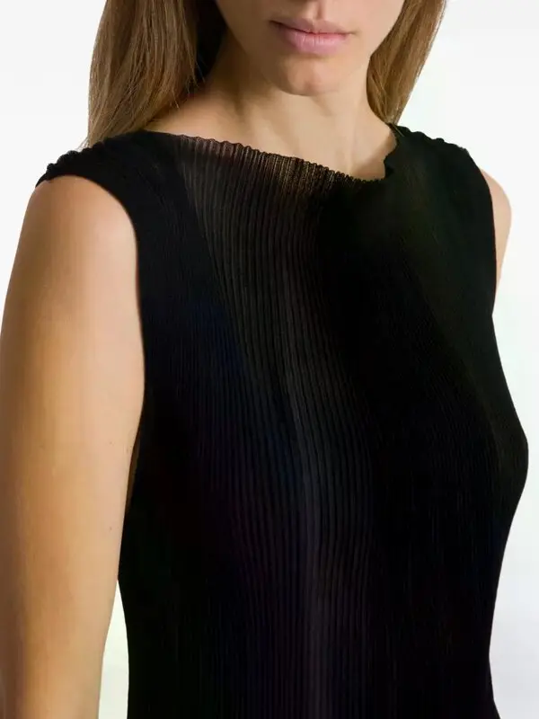 Alberta Ferretti Plissé Blouse