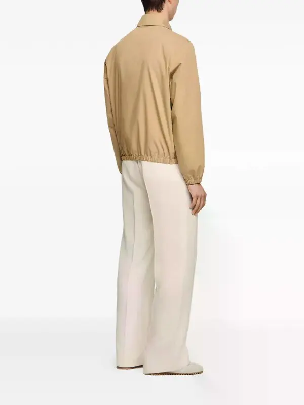 Sandro Cotton Zip-up Jacket - Neutrals
