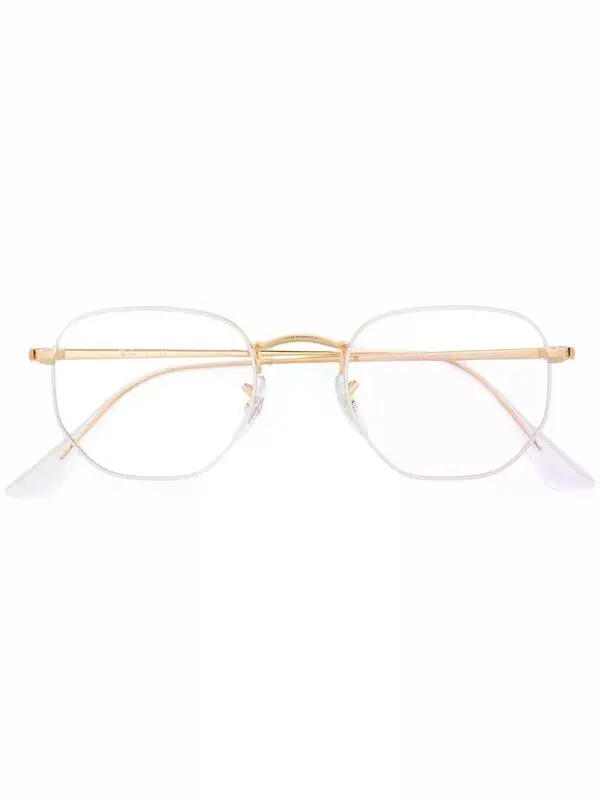 Ray-ban Geometric-frame Glasses - Gold