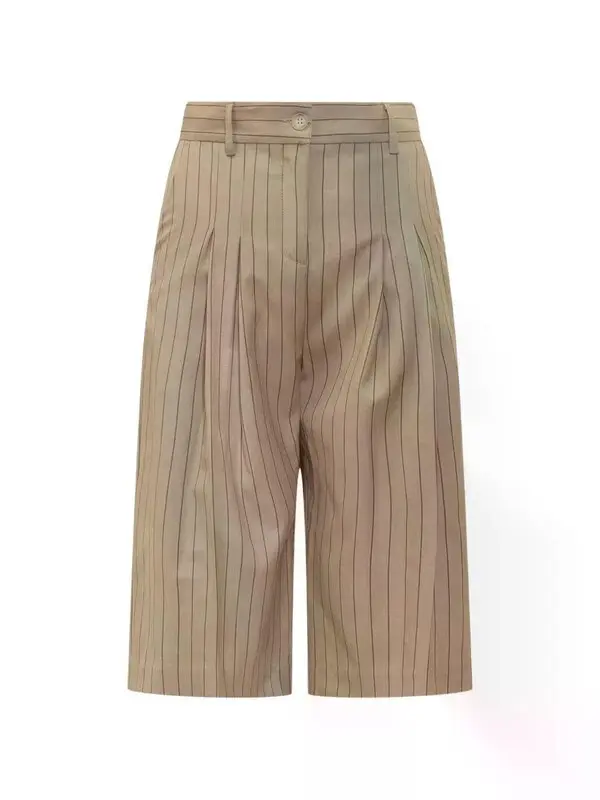 LE SULLY STUDIO Pinstriped Shorts