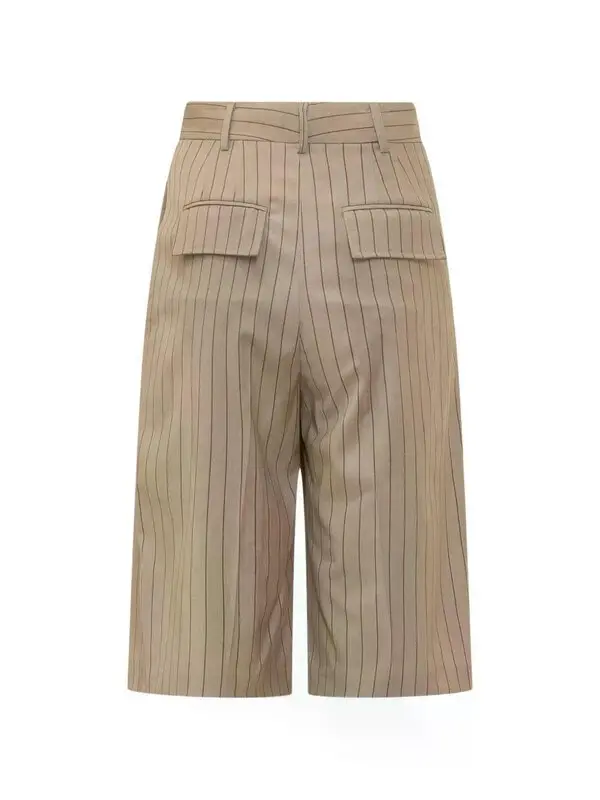 LE SULLY STUDIO Pinstriped Shorts