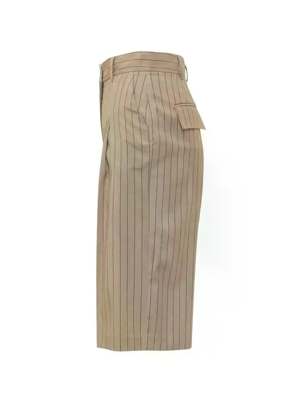 LE SULLY STUDIO Pinstriped Shorts