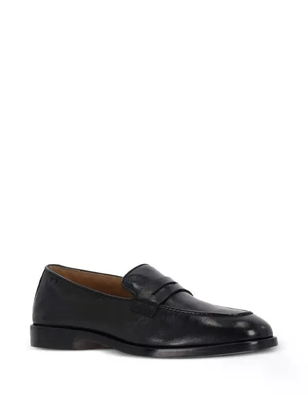 ALEXANDER HOTTO Leather Slip-on Loafers