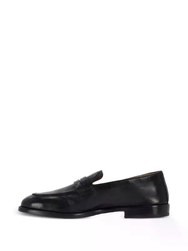 ALEXANDER HOTTO Leather Slip-on Loafers