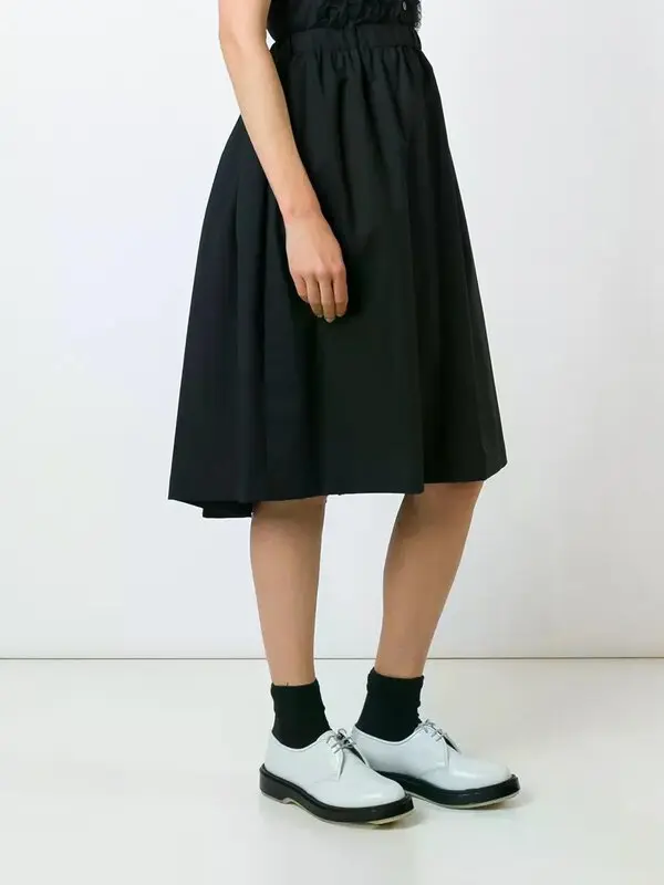 Comme Des Garçons Elasticated Waist Mid-length Skirt