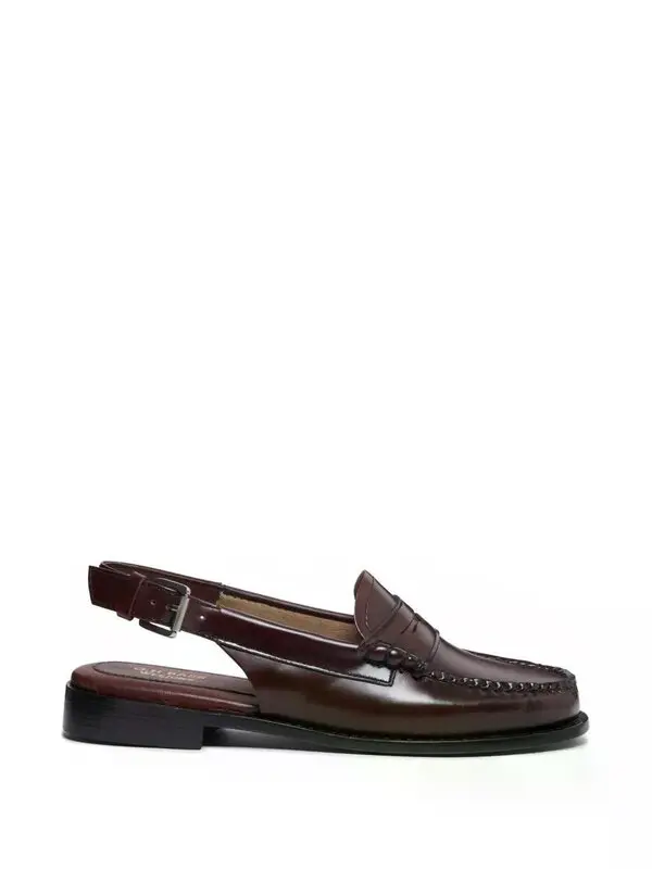 G.H.BASS Weejuns Penny Slingback Loafers