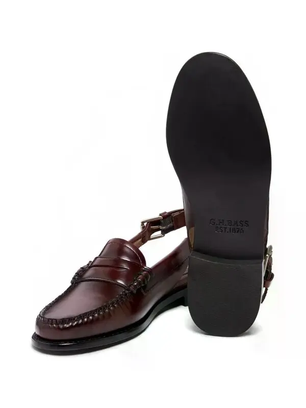 G.H.BASS Weejuns Penny Slingback Loafers